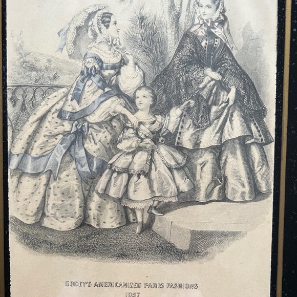 Art | Godeys Americanized Paris Fashions 1857 | Poshmark